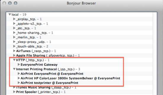 AirPrint: No Printers Visible on Apple iOS Devices